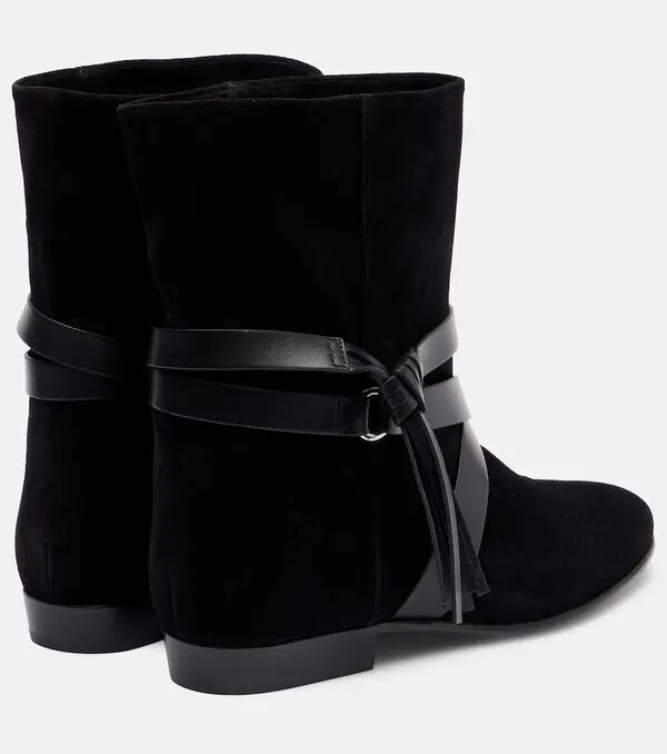 Isabel Marant Étoile Rejen Suede Ankle Boots - Black