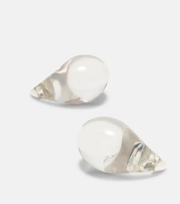 Bottega Veneta Drop Sterling Earrings - Silver