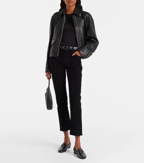 Ag Ex Boyfriend Mid-rise Slim Corduroy Pants
