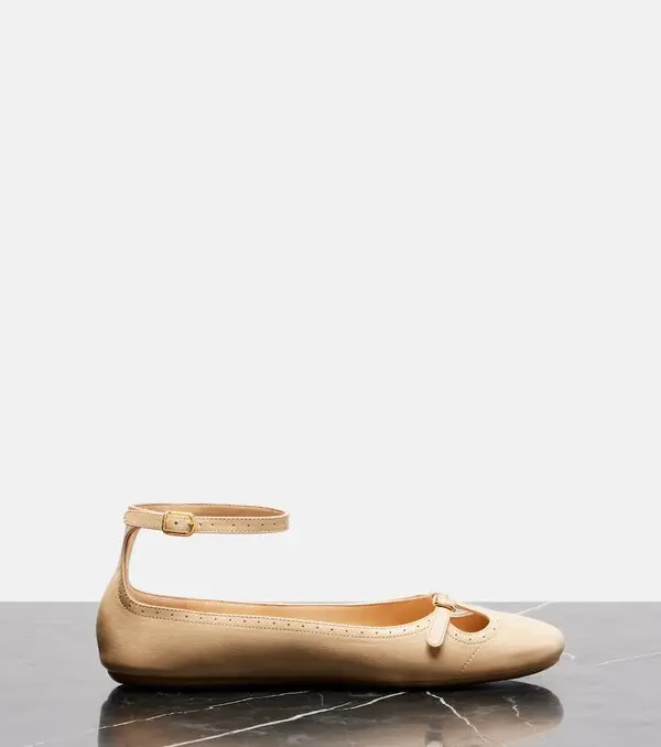 Chloé Misty Leather Ballet Flats