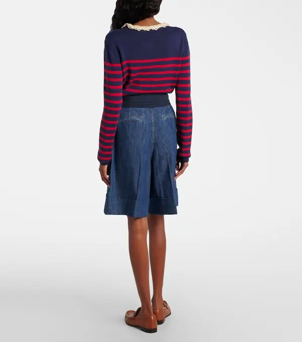 Valentino Garavani Bow-detail Bermuda Shorts