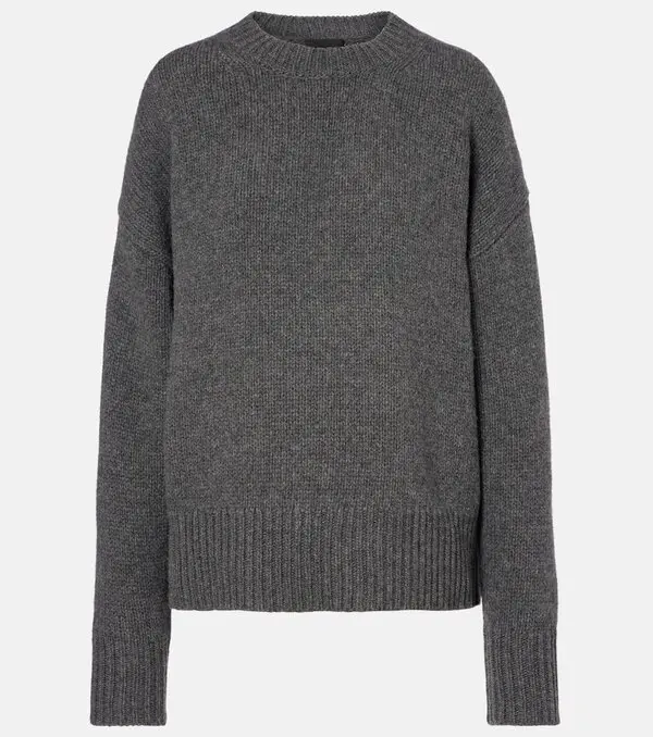 NILI LOTAN Donnika Wool And Cashmere Sweater - Grey