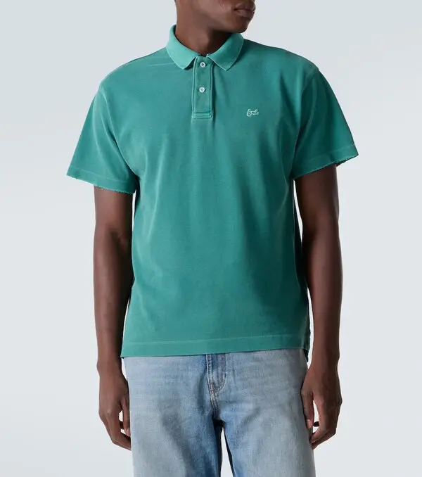 ERL Logo Cotton Polo Shirt