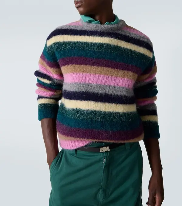 ERL Striped Alpaca-blend Sweater