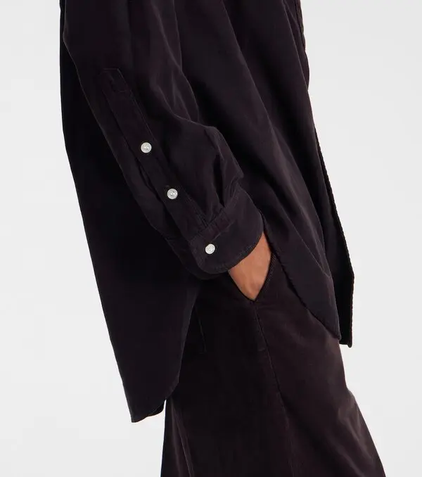 Citizens Of Humanity Kayla Oversized Cotton Corduroy Shirt - Brown
