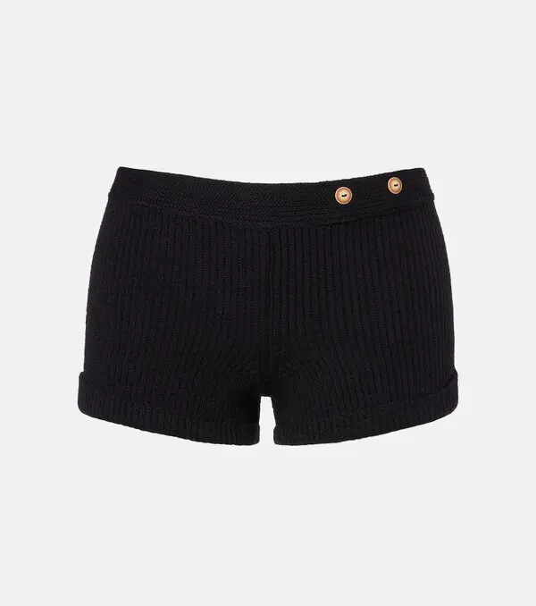 Isabel Marant Étoile Diha Knitted Wool-blend Shorts