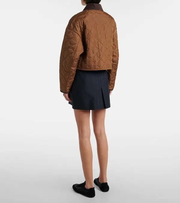 Prada Re-nylon Quilted Cropped Jacket
