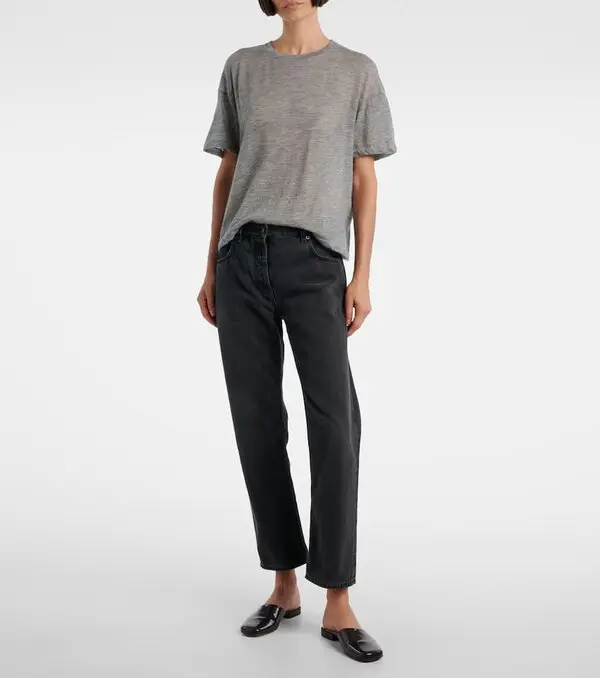 THE ROW Riaco Mid-rise Straight Jeans