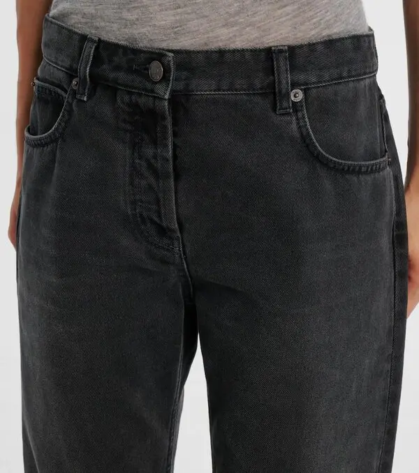THE ROW Riaco Mid-rise Straight Jeans