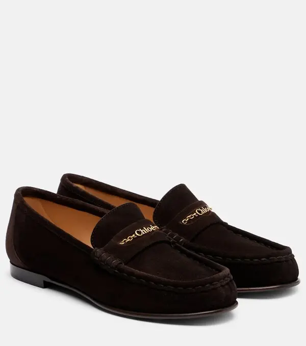 Chloé Suede Loafers