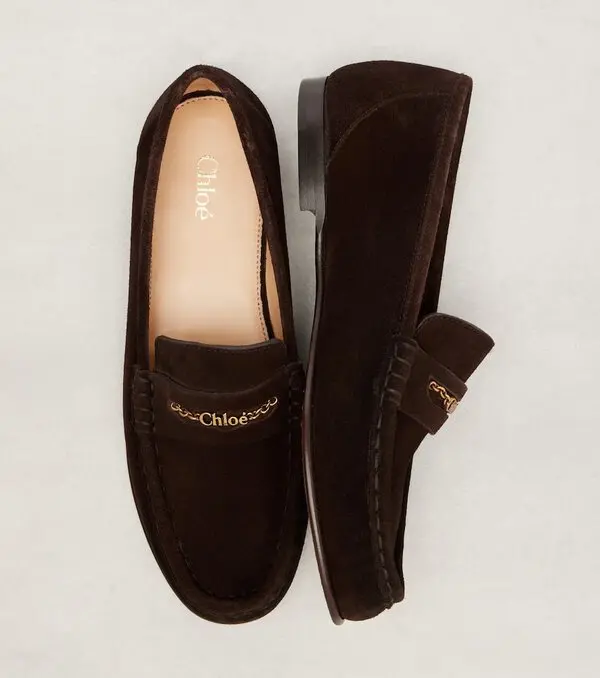 Chloé Suede Loafers