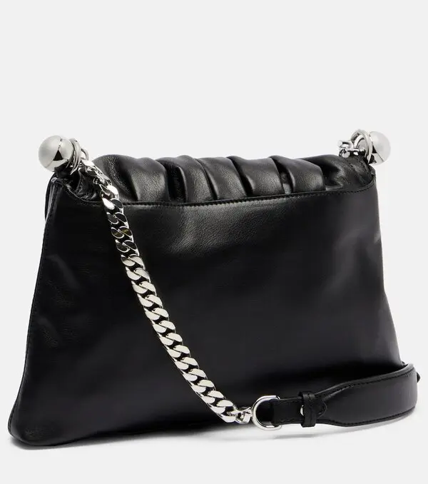 Isabel Marant Étoile Bolton Small Leather Shoulder Bag - Black