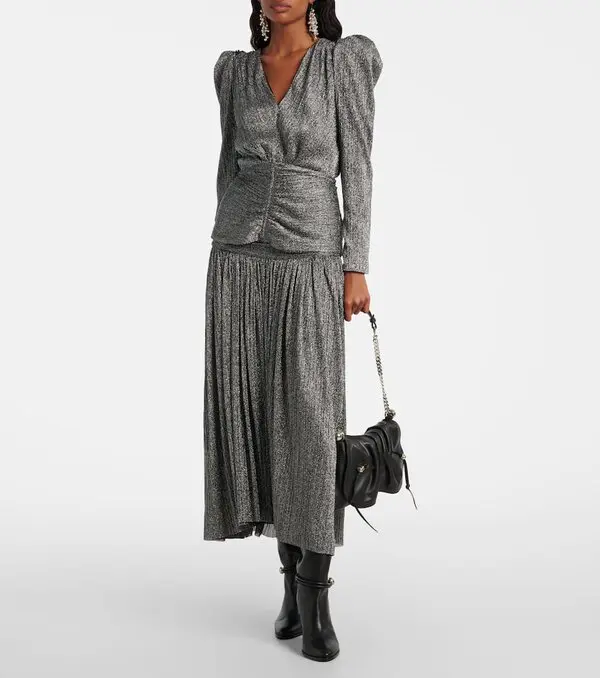 Isabel Marant Étoile Bolton Small Leather Shoulder Bag - Black