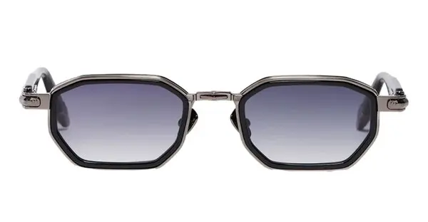 JOHN DALIA Octagon Sunglasses - Silver