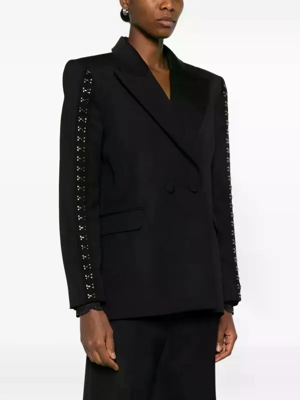 NISSA Embellished Double-breasted Jacket