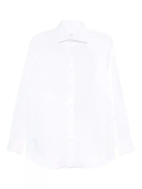 Brioni Long-sleeve Button-up Shirt - White