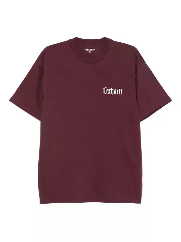 Carhartt Work In Progress Logo-embroidered T-shirt - Red