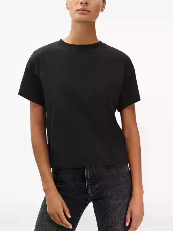 Rag & Bone Kelly Boxy Jcotton T-shirt - Black