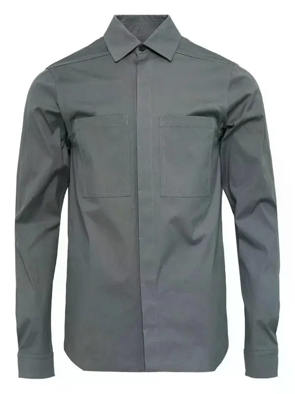 Rick Owens Double-pocket Poplin Shirt