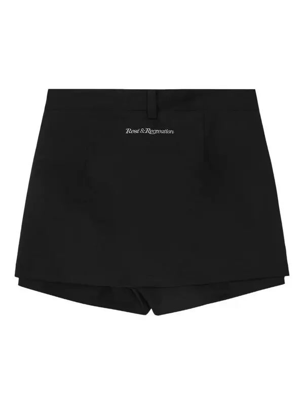 REST&RECREATION Logo-embroidered Skort