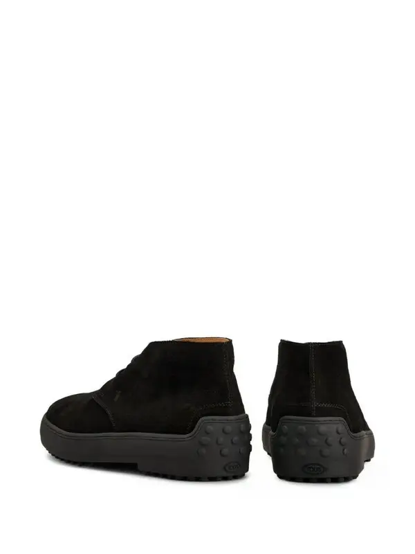 TOD'S Suede Desert Boots - Black