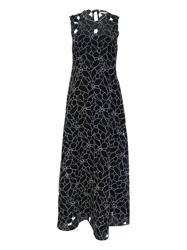 Ulla Johnson Floral-embroidered Midi Dress
