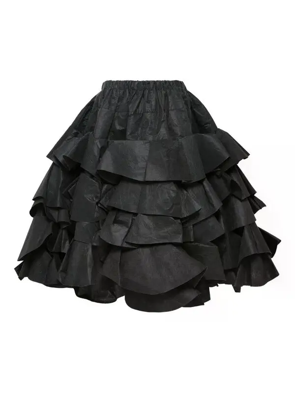 COMME DES GARÇONS TAO Ruffled Midi Skirt
