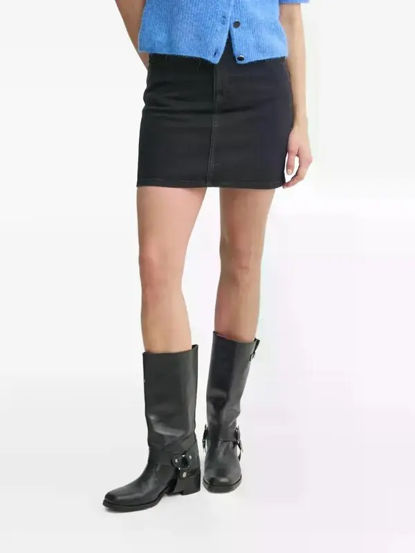 GESTUZ Mini Denim Skirt
