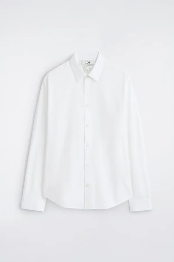 Cos Classic Cotton Shirt - White
