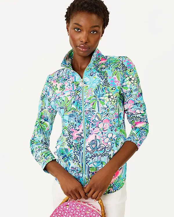 LILLY PULITZER Leona Zip-up - Multi Lilly Loves Cinderella