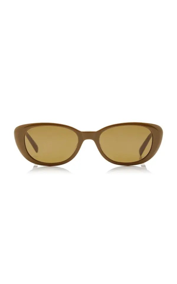 Saint Laurent Cat-eye Acetate Sunglasses - Brown