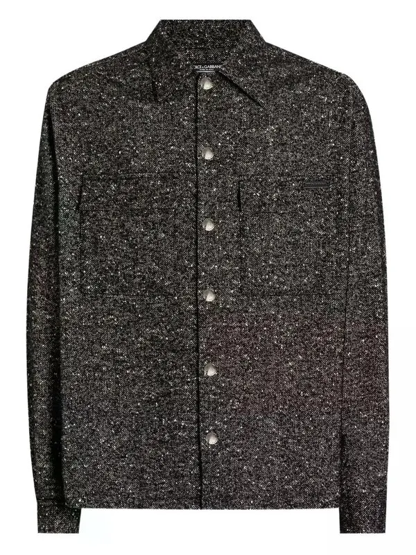 Dolce & Gabbana Speckled Shirt - Black