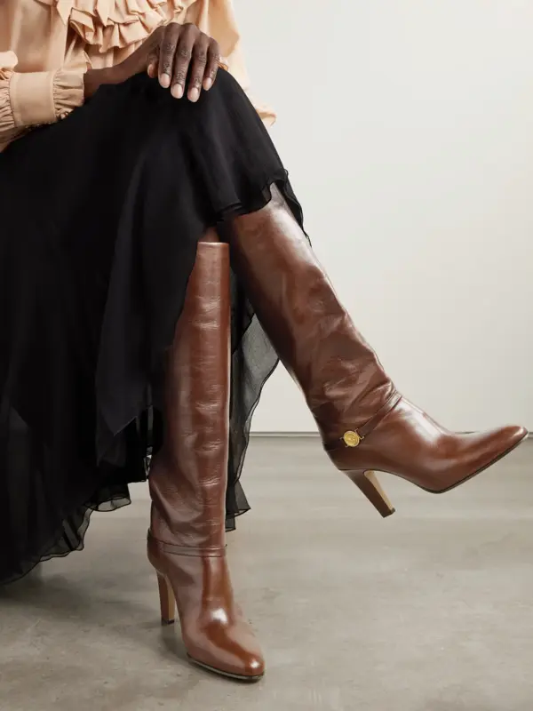 Chloé Eve Leather Knee Boots