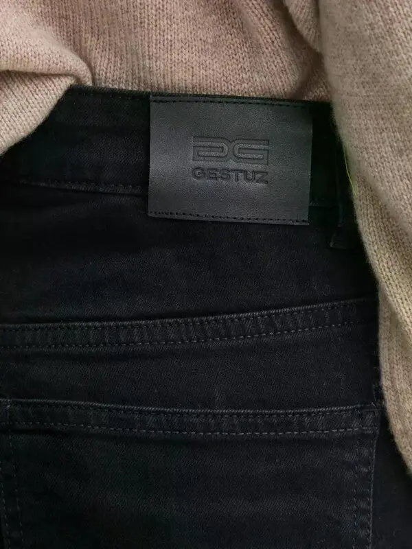 GESTUZ Logo-patch Jeans