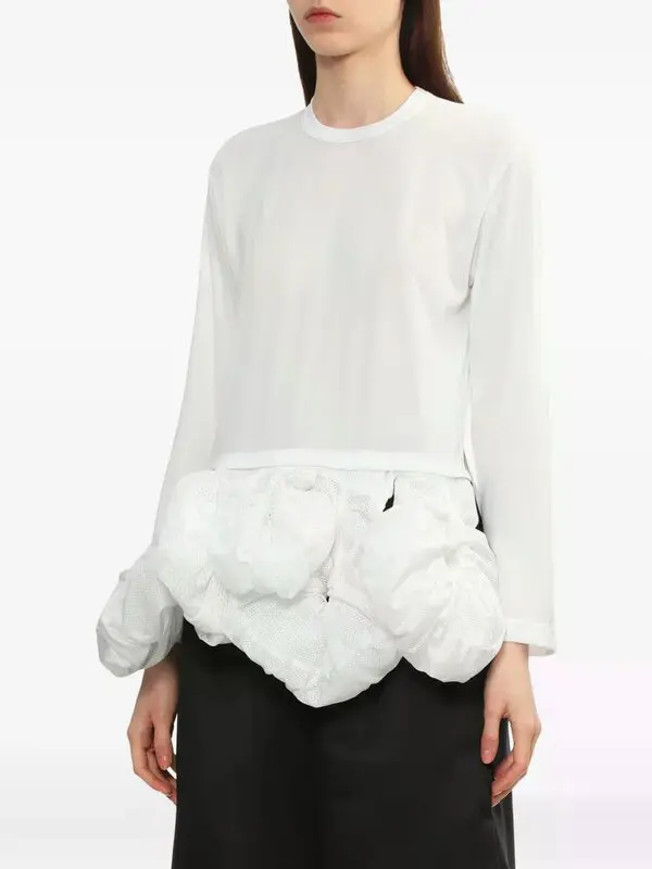Comme Des Garçons Panelled Long-sleeve T-shirt