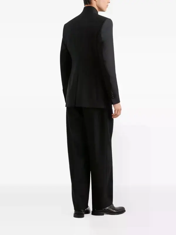 Dolce & Gabbana Wool Gabardine Double-breasted Jacket With Brooches