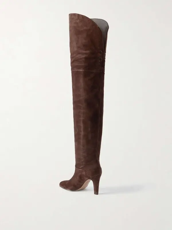 Chloé Eve Suede Over-the-knee Boots