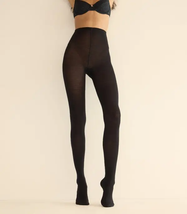 DÔEN Wolford Merino Tights - Black