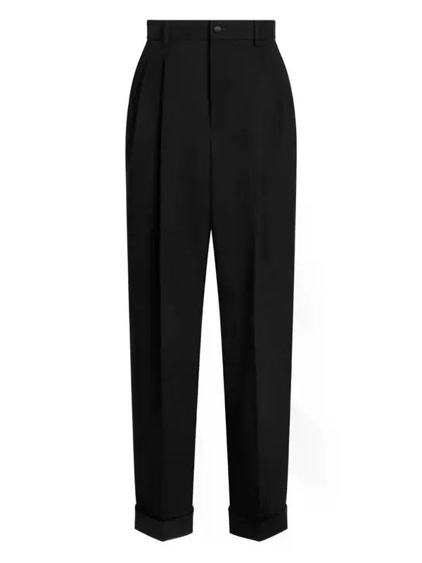 Dolce & Gabbana Pleated Cuffed Trousers
