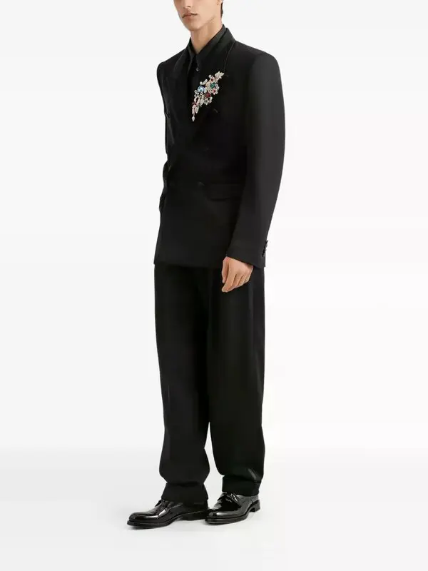 Dolce & Gabbana Pleated Cuffed Trousers