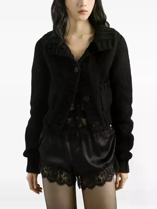 Dolce & Gabbana Ribbed Long-sleeve Cardigan