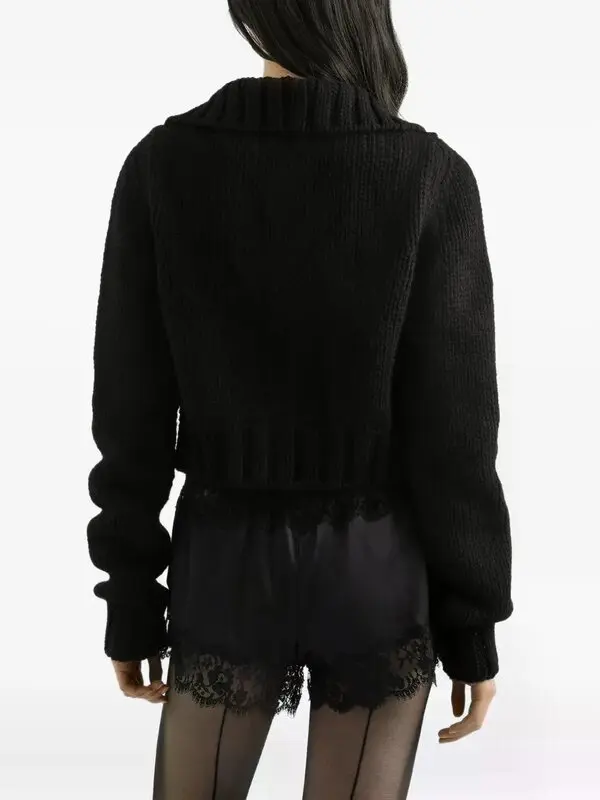 Dolce & Gabbana Ribbed Long-sleeve Cardigan