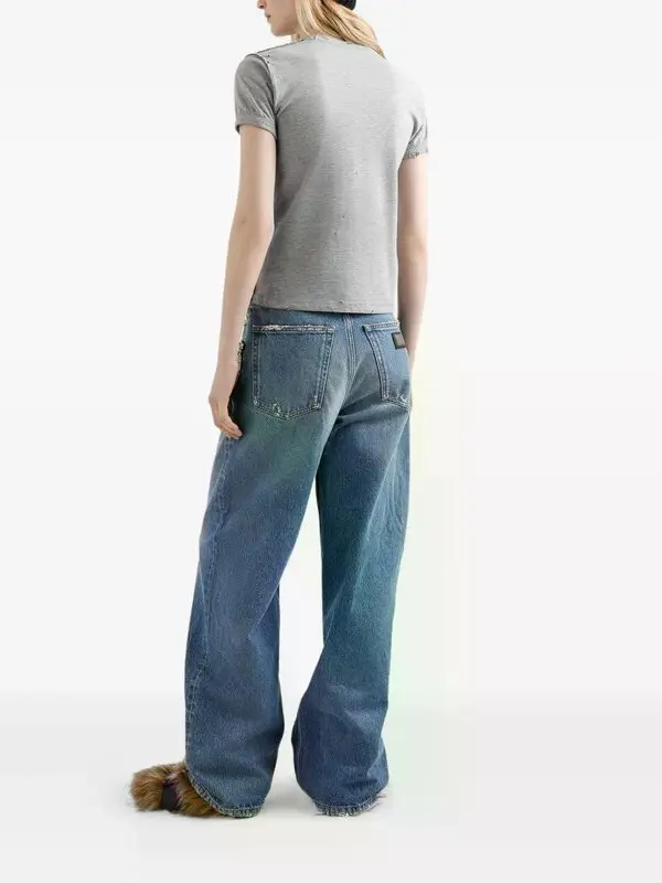 Dolce & Gabbana Crystal-embellished Jeans - Blue
