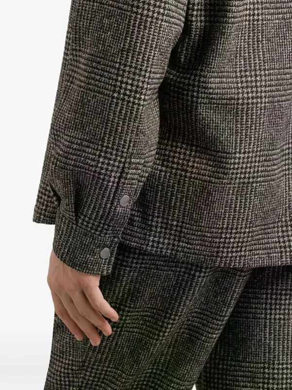 Dolce & Gabbana Check-pattern Pocket Shirt - Brown