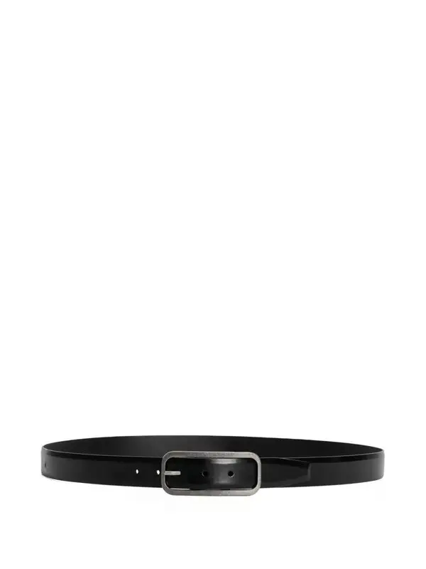 Dolce & Gabbana Rectangular Buckle Belt - Black