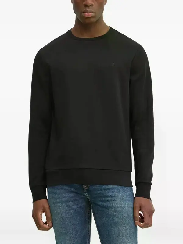 HACKETT Logo-embroidered Crew-neck Sweatshirt