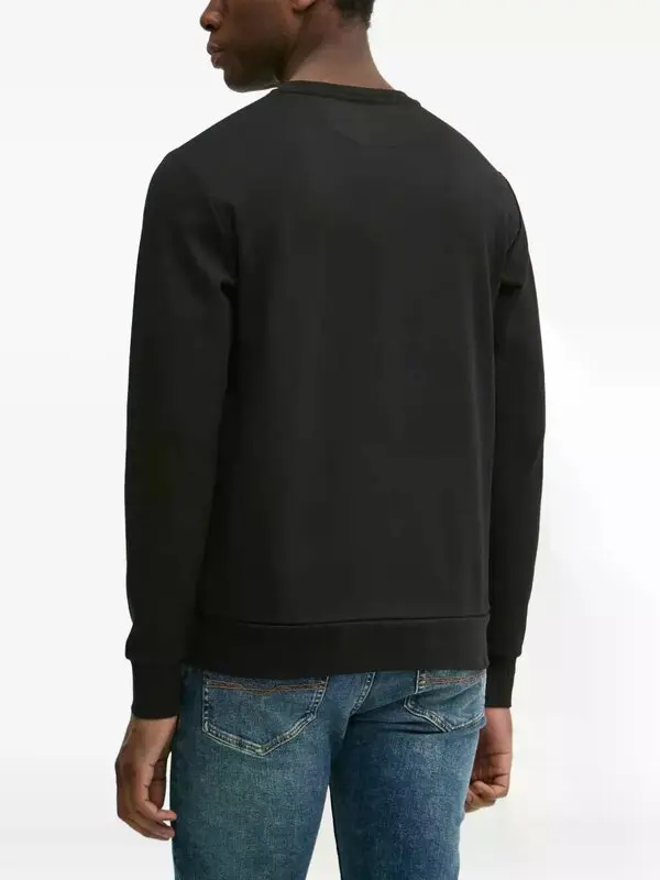 HACKETT Logo-embroidered Crew-neck Sweatshirt