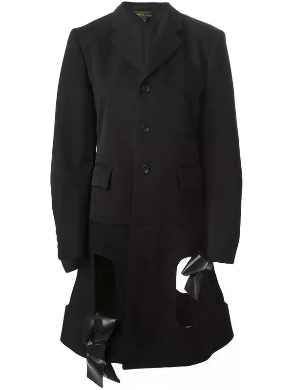 Comme Des Garçons Cut-out Bow Detailing Coat