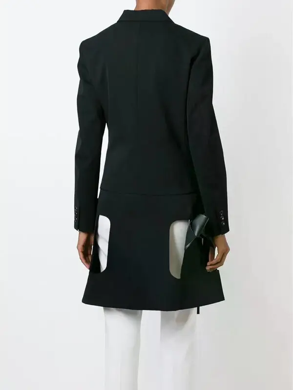 Comme Des Garçons Cut-out Bow Detailing Coat