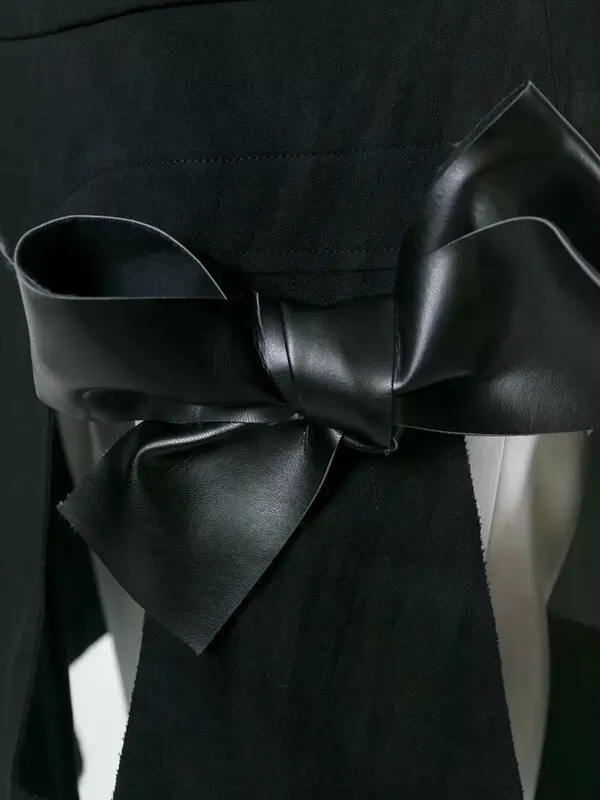 Comme Des Garçons Cut-out Bow Detailing Coat